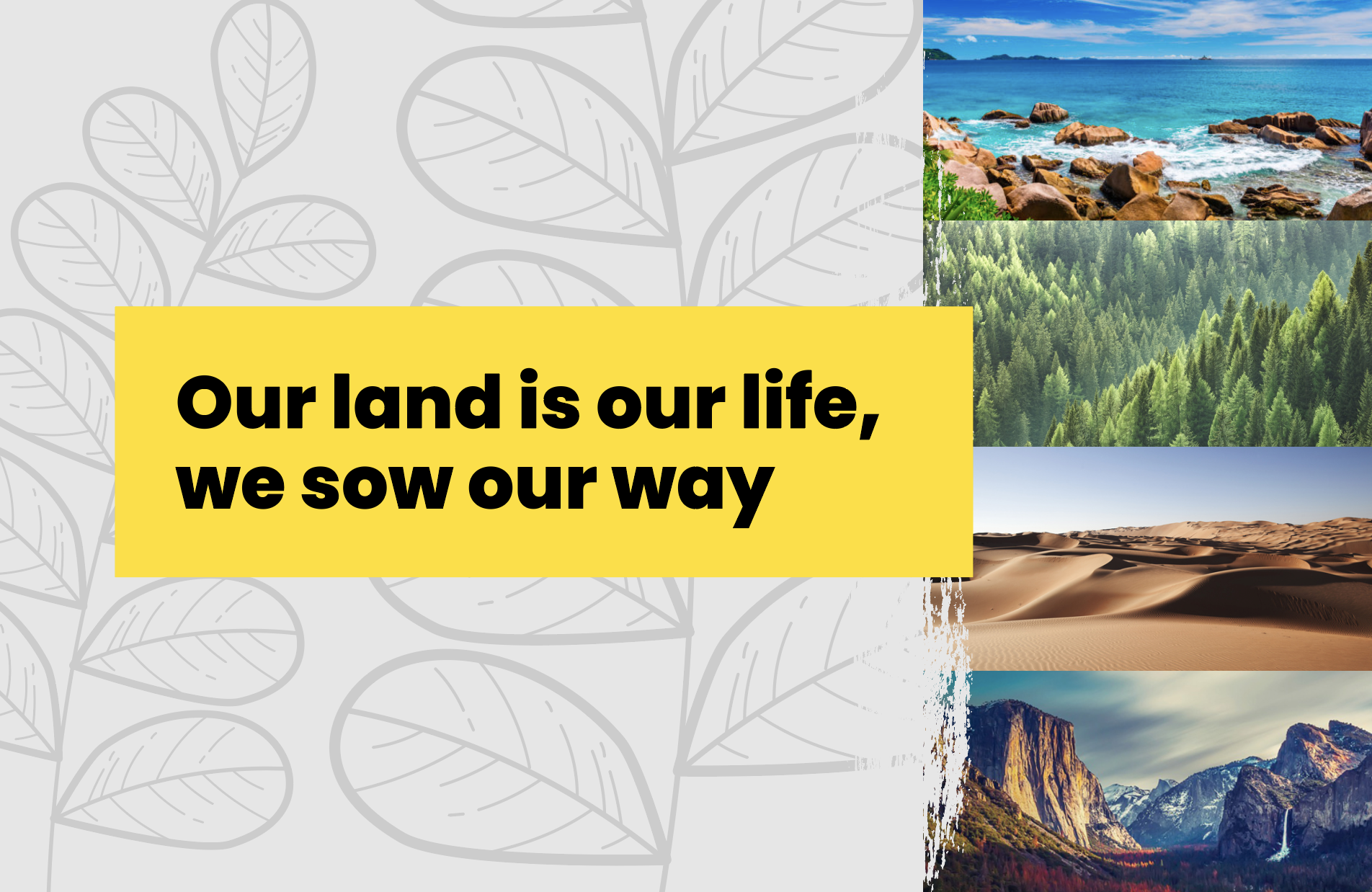 Our land is our life, we sow our way - Pawankafund
